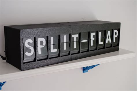 split flap display by david kingsman download free stl model