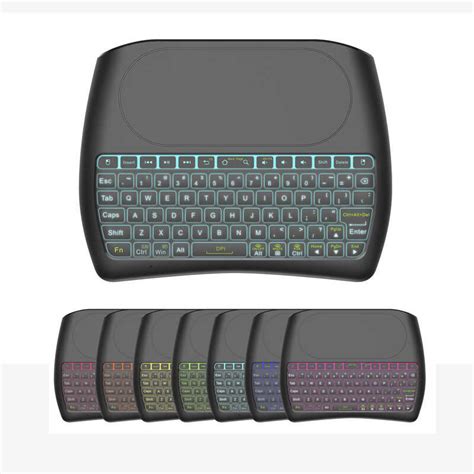 65 D8 Pro 24gbluetooth With Large Touchpad Mini Wireless Keyboard