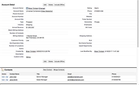 Display Records Fields And Tables Unit Salesforce Trailhead