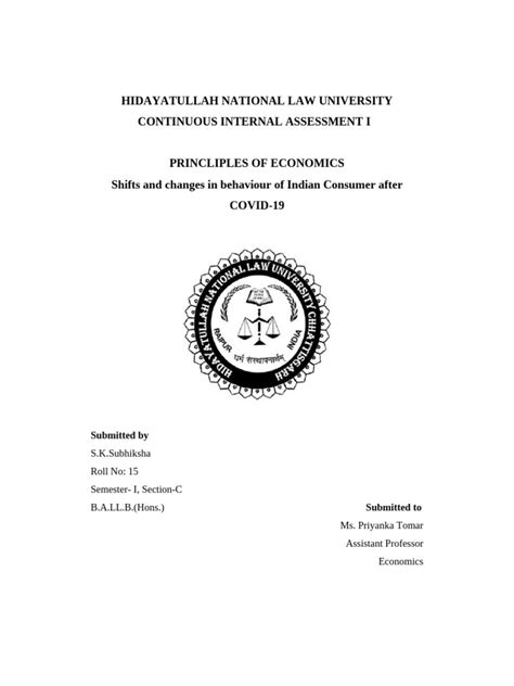 Sem 1 Cia 1 Economics Macro Shifting Trends 1 Pdf E Commerce Consumption Economics