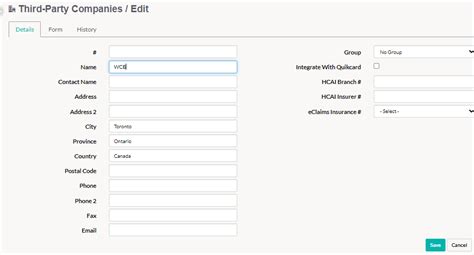 How To Set Up Insurance And Invoice Wcb And Mpi Juvonno Help Center