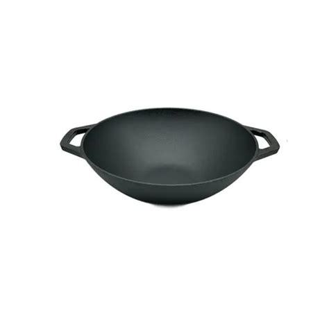 Cast Iron Wok Pan With Lid
