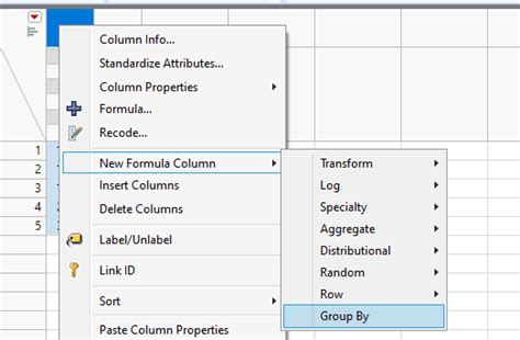 Solved How To Use Jsl To Calculate Standard Deviation By Id Jmp User