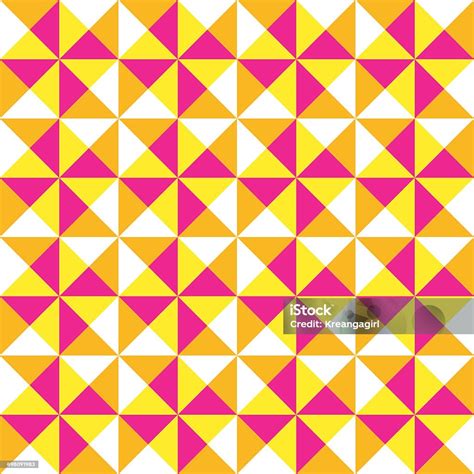 Multicolor Triangle Pattern Background2 Stock Illustration Download