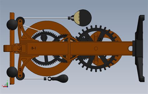 达芬奇的时钟 SOLIDWORKS 2017 模型图纸下载 懒石网