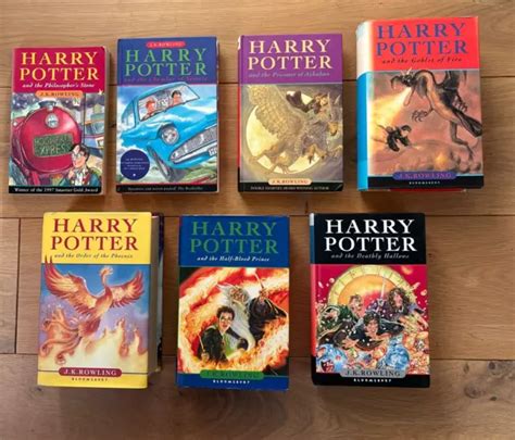 HARRY POTTER COMPLETE Set Bloomsbury First Edition Books With Errors EUR PicClick IT