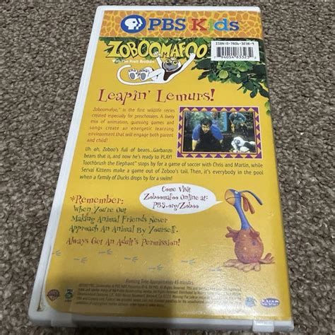 Zoboomafoo Play Day At Animal Junction Vhs Tape Clamshell 2000 Pbs