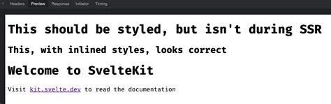 Fouc During Ssr In Production Builds · Issue 5194 · Sveltejskit · Github