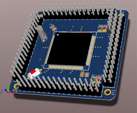 分享自己画的stm32f1最小系统pcb文件，大家提提意见 stm32 8