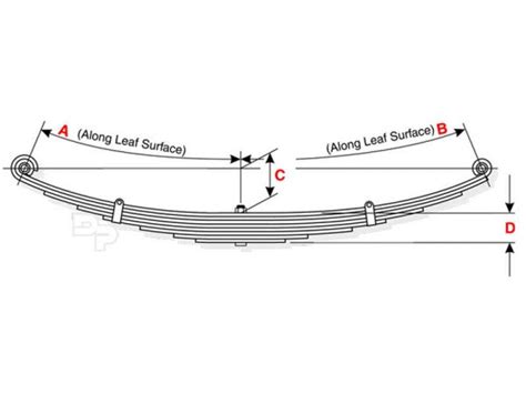 Replacement Freightliner Leaf Spring 6 000 Lbs Capacity