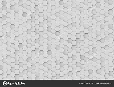 White Hexagons Background Pattern Textured Metallic Surface Abstract Hexagonal Honeycomb — Stock