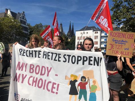 Gegendemo Macht „marsch Für Das Leben In Köln Zum Fiasko Sozialismus