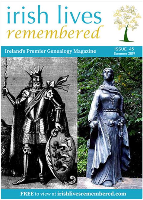 Canadas Anglo Celtic Connections Latest Irish Lives Remembered Magazine