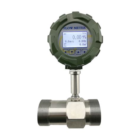 Threaded Connection Turbine Type Flow Meter For Small Pipes Detail
