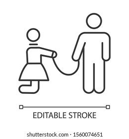 Sexual Slavery Color Icon Violation Female Stock Vector Royalty Free Shutterstock