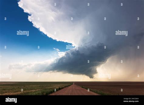 Download This Stock Image Scenic Kansas Landscape With A Dramatic