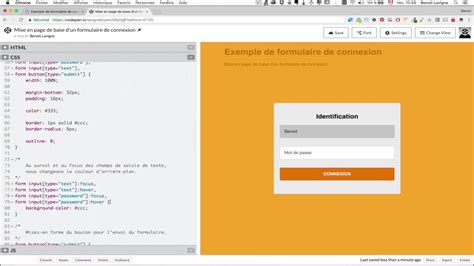 Formulaire De Connexion Partie2 Css Youtube