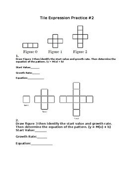 Algebraic Tile Patterns By Andy Schindel TPT