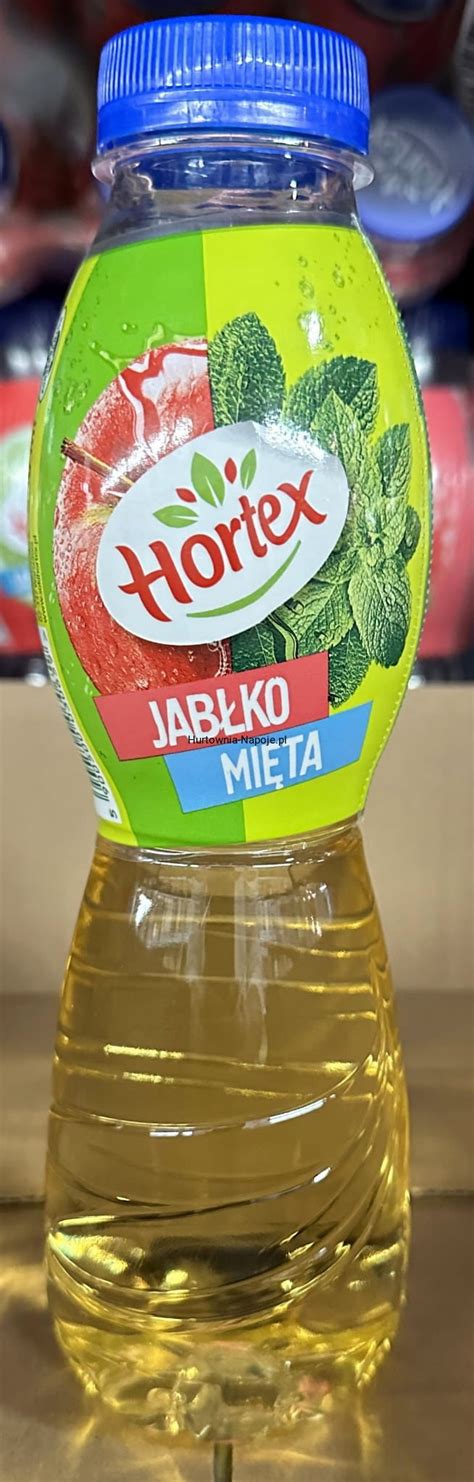 Hortex jabłko mięta 500ml karton Hurtownia z napojami 1800 produktów