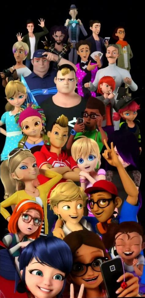 Miraculous Tales Of Ladybug And Cat Noir All Characters
