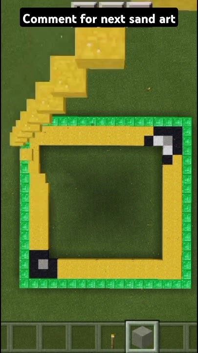 Super Satisfying Minecraft Sand Art 1 Shorts Sword Minecraft