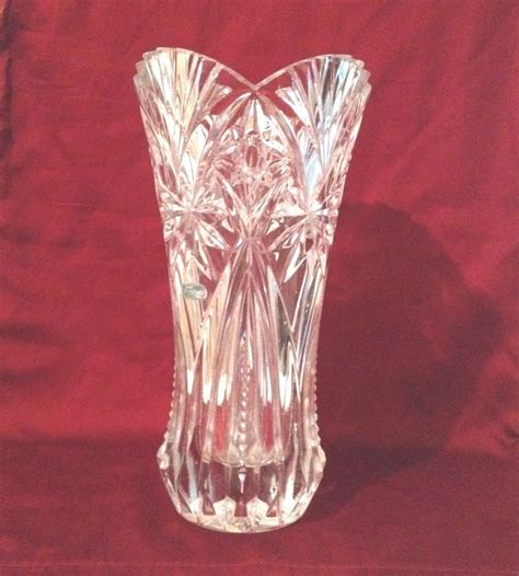 Vintage Crystal Vase Cristal Darques Jgdurand Large Heavy 11 12