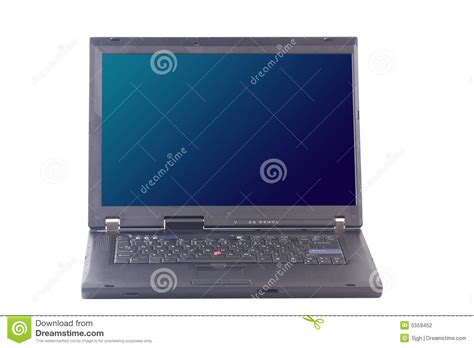 Notebook With Clipping Paths Insert Own Screen Stock Photo Image Of