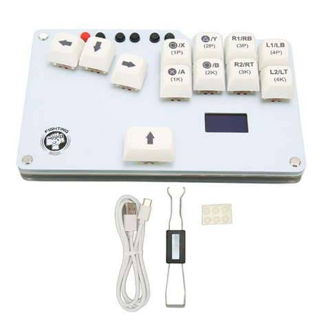 For Fighting Box Keyboard For Hitbox Wasd Gp2040 Ce Fightstick Arcade Fight Stick With For