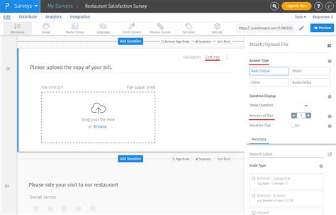 Attachupload File Question Questionpro Help Document