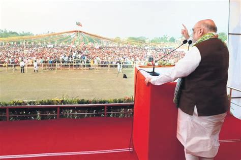 Tipra Motha Has Tacit Ties With Left Congress Says Amit Shah