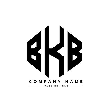 Bkb Letter Logo Design With Polygon Shape Bkb Polygon And Cube Shape