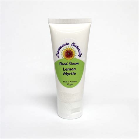Macadamia Hand Cream Lemon Myrtle 50 Mls ~ Aromacare Naturally