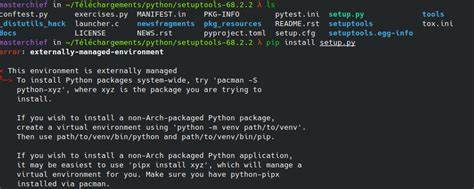 Missing Pkgresources In Python Applications Endeavouros