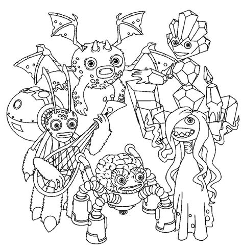 Coloring Pages My Singing Monsters 88 Coloring Pages