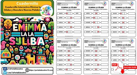 Juego De Palabras Cuadernillo De Rimas Para Niños 2025