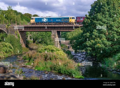 50015 Preserved Class 50 Giesel Locomotive Heading Towards Ramsbottom