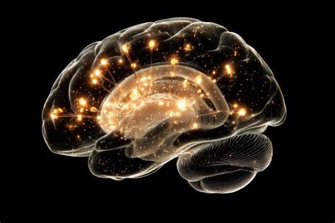 Brain Connections Showing Neural Activity And Cognitive Function Concept Stock Image Image Of