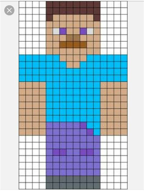 Como Dibujar A Steve De Minecraft Paso A Paso Dibujos
