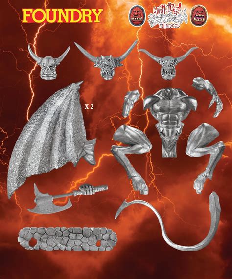 Tabletop Fix Foundry Miniatures New Gargantuan Winged Demon