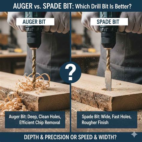 Auger Vs Spade Bit Which Drill Bit Is Better
