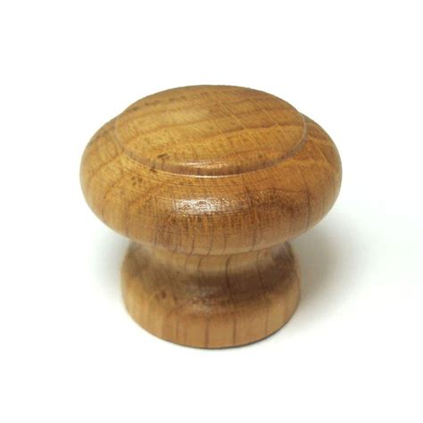 Medium Oak Cabinet Knob 35mm Pair