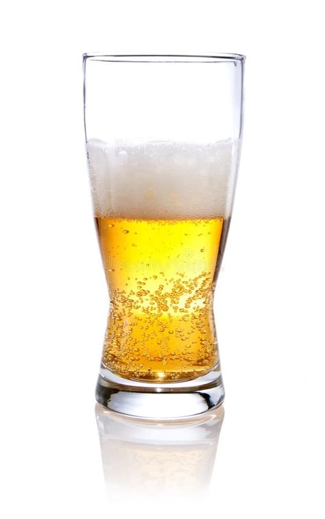 Half Glass Of Beer On A Stock Image Image Of Delicious 25137517