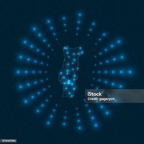 포르투갈 디지털 지도 지도에 대한 스톡 벡터 아트 및 기타 이미지 지도 포르투갈 행성 Istock