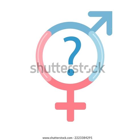 Sex Determination Male Female Question Mark Stock Vector Royalty Free