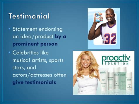 Testimonial Propaganda