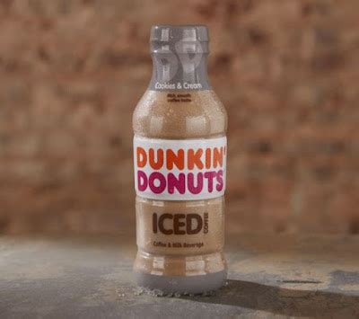 New Dunkin Donuts Cookies And Cream Bottled Iced Coffee Available Now