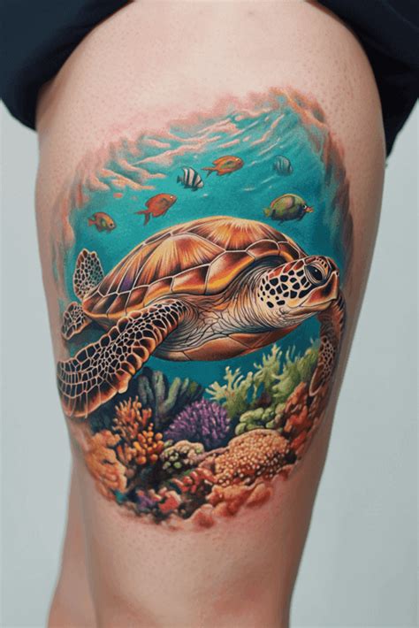 23 Stunning Sea Turtle Tattoo Ideas Youll Love