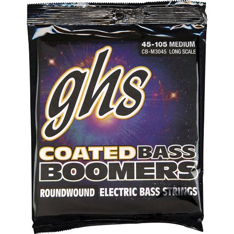 Ghs M3045 Coated Boomers Medium Bass Strings Musicians Friend