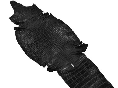Black Crocodile Skin