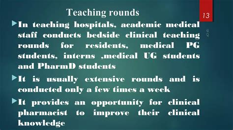 Ward Round Participation Ppt